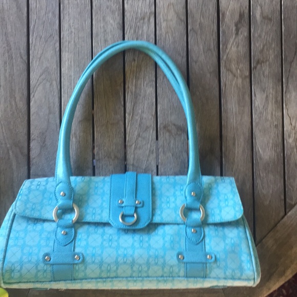 Alfani | Bags | Alfani Turquoise Purse | Poshmark